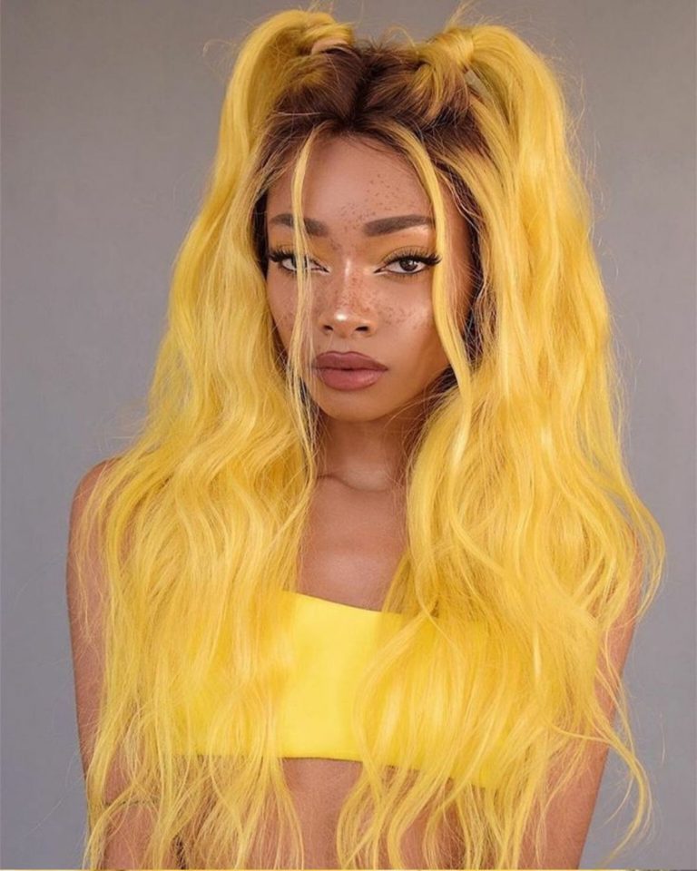 Cabelo amarelo, uma cor ousada e cheia de possibilidades - Jacke Davis